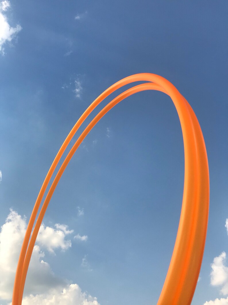 UV Neon Orange Polypro Hula Hoop Valentine Day Gift Gifts | Etsy