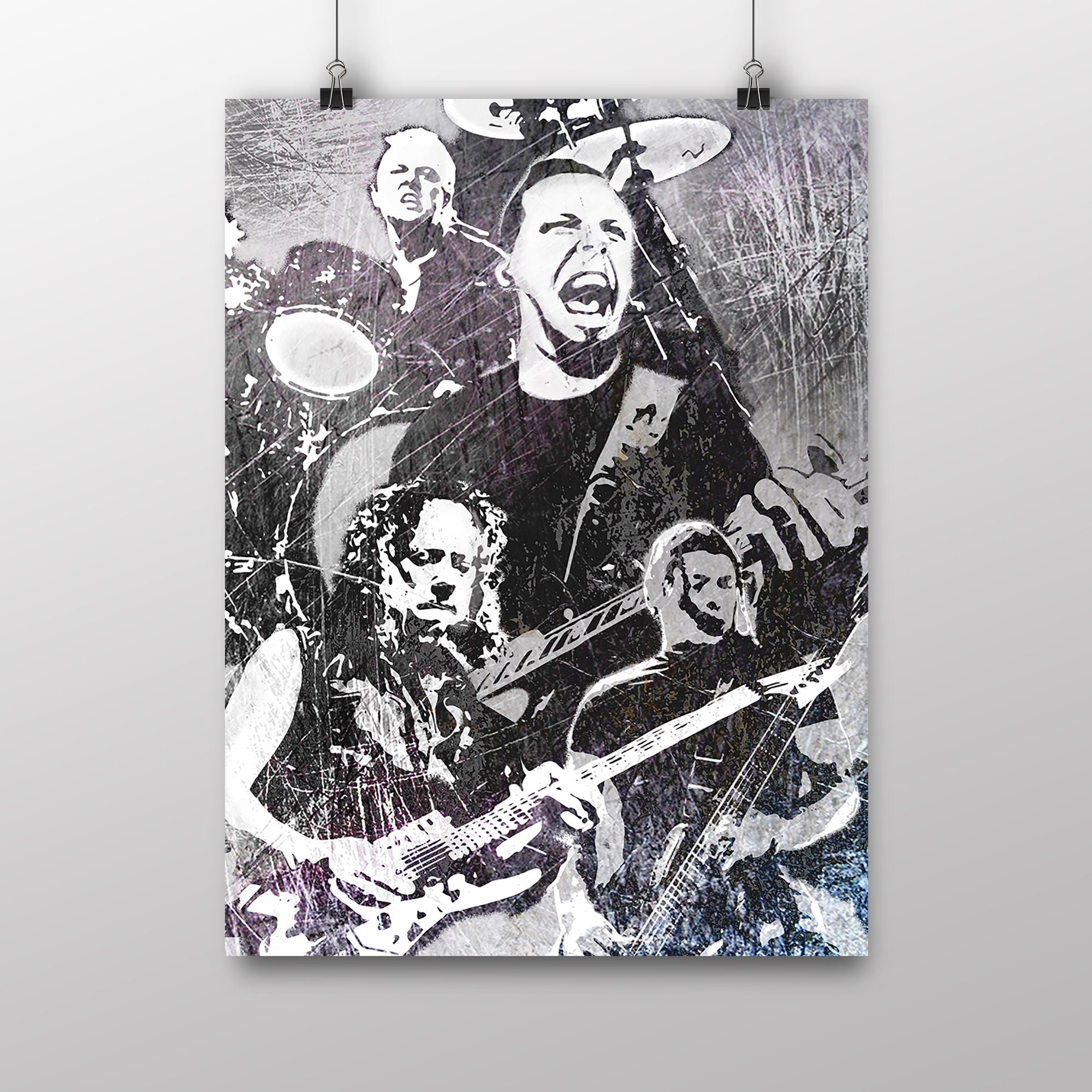 Metallica Fan Art Poster - Etsy