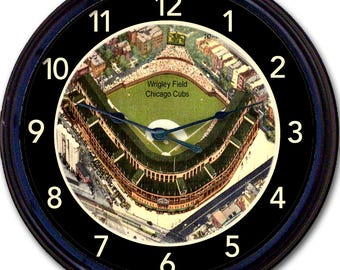 Chicago Cubs Clock - Wrigley Field Scoreboard Style Replica Clock ...