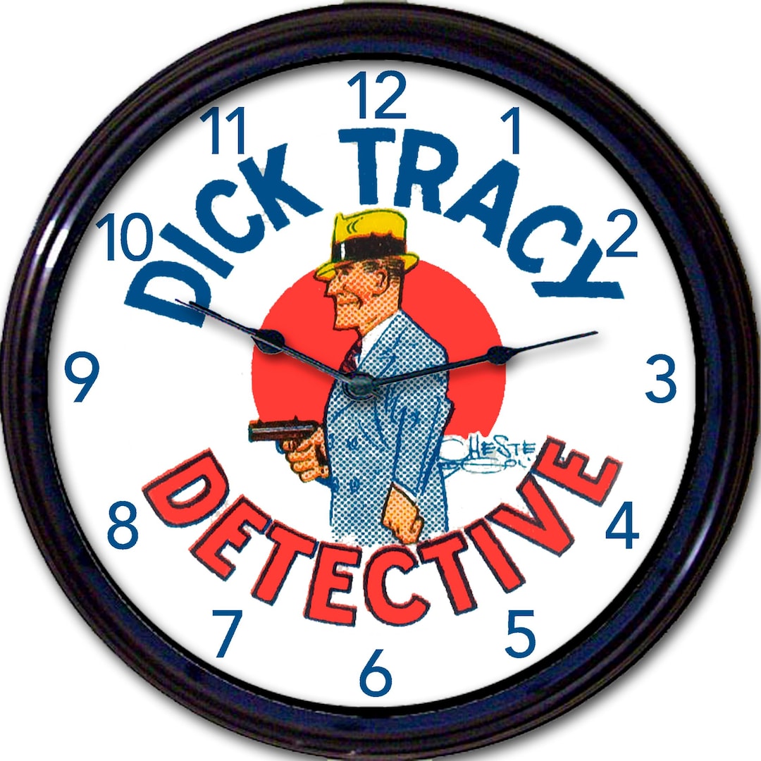 Dick Tracy Clock - Police Detective, Fan of Comics, Detective Genre ...