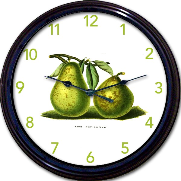 Pear Clock - Etsy