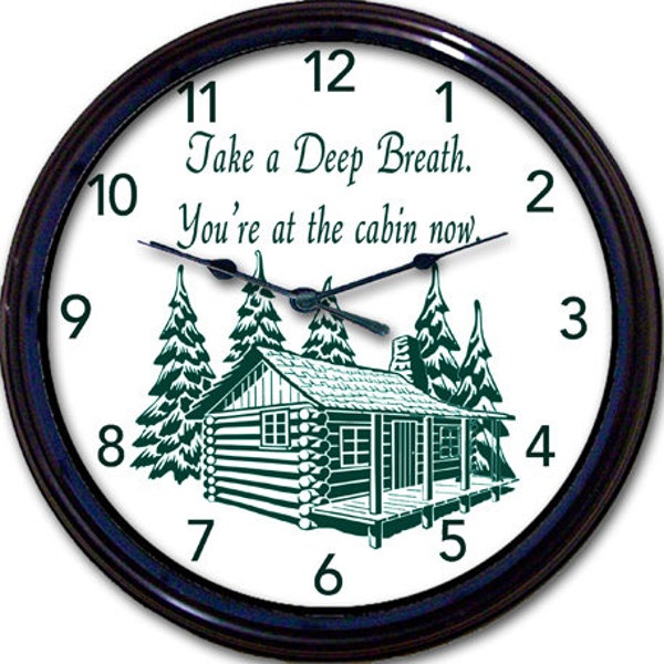 Cabin Clock - Etsy