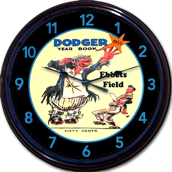 Dodgers Clock - Etsy