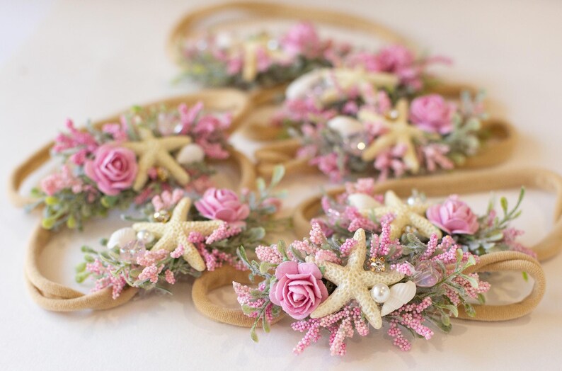 Lili Baby Headband,ocean Hair Accessories,mermaid Headband,baby Girl ...