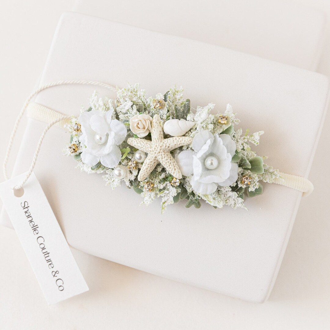 Serenity Baby Headband,ocean Hair Accessories,mermaid Headband,baby ...