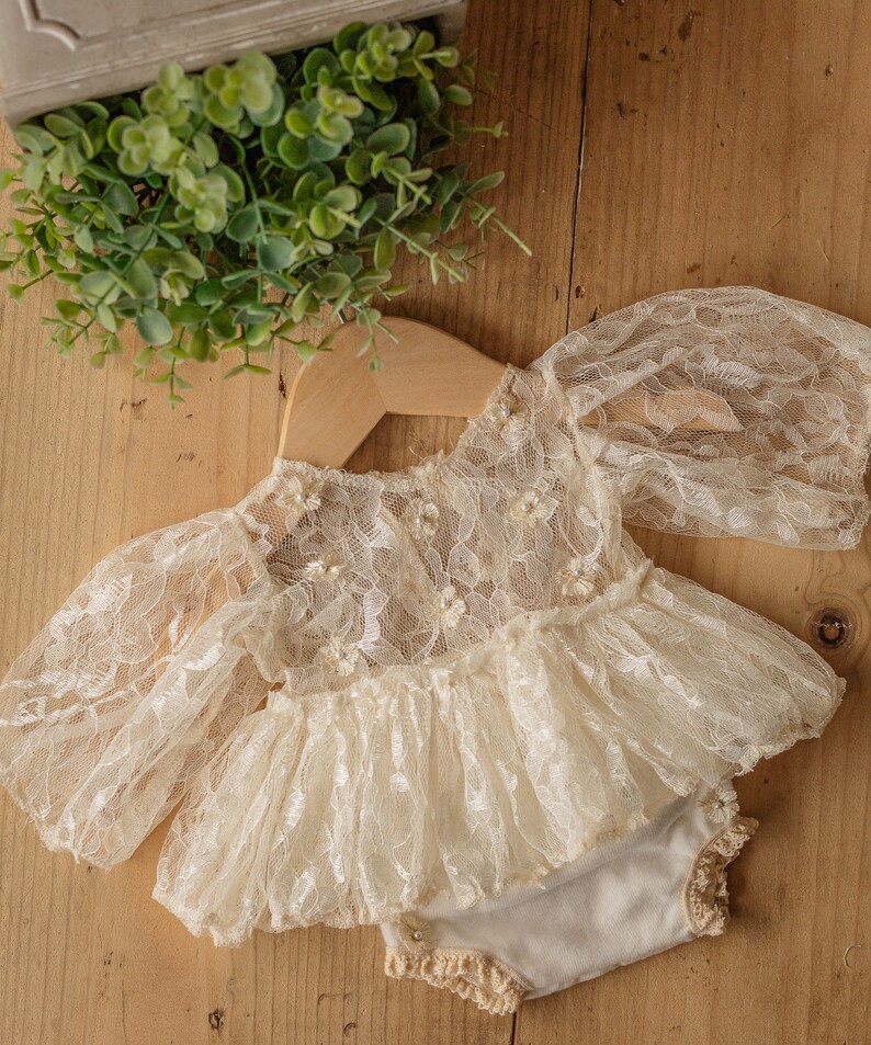 Kleo Newborn Baby Girl Outfit,bohemian Style Baby Girl Props,handmade ...