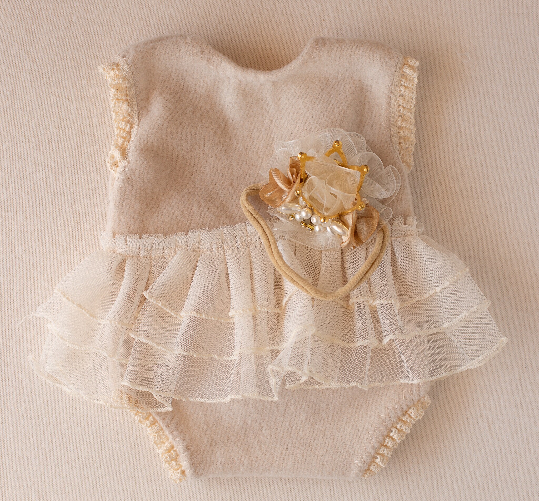 Mia Newborn Baby Girl Outfit,bohemian Style Baby Girl Props,handmade ...