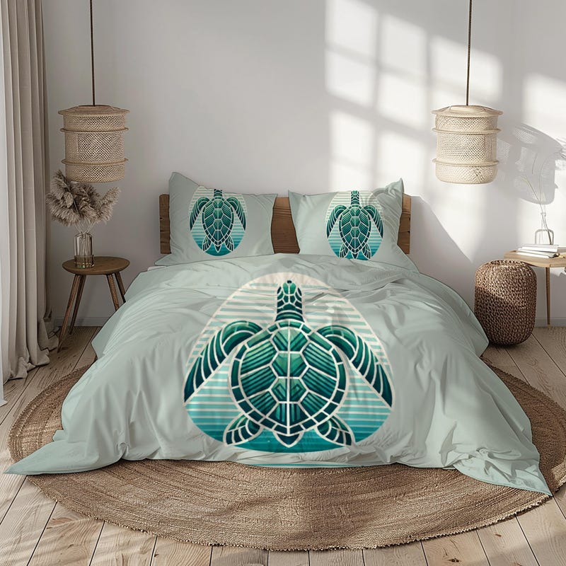 Sea Turtle Bedding - Etsy