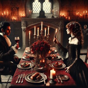 Gothic Feast Wooden Jigsaw Puzzle for Adults, 200, 300, 500, 1000 ...