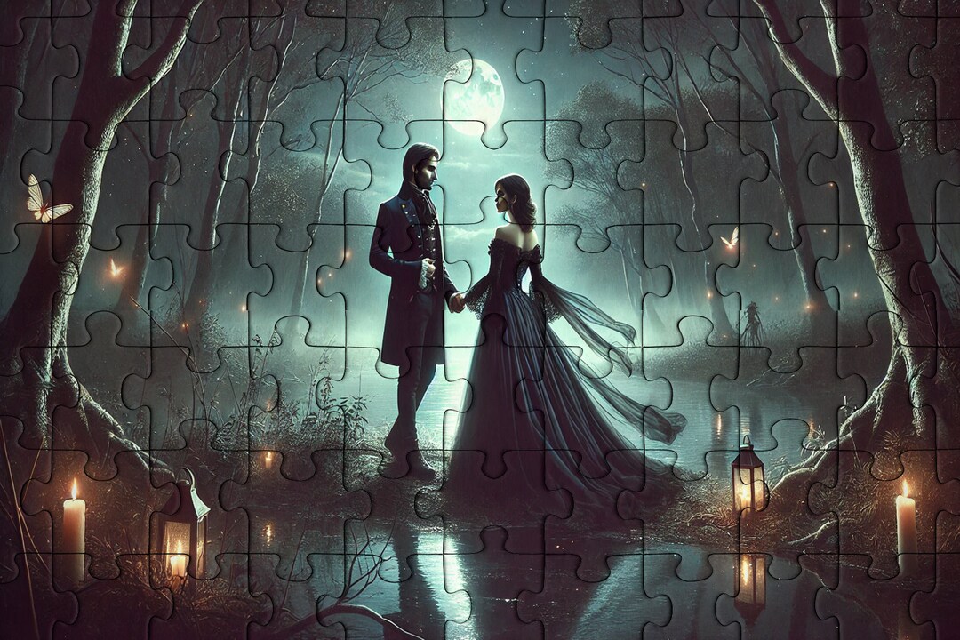 Gothic Romance Wooden Jigsaw Puzzle for Adults, 200, 300, 500, 1000 ...