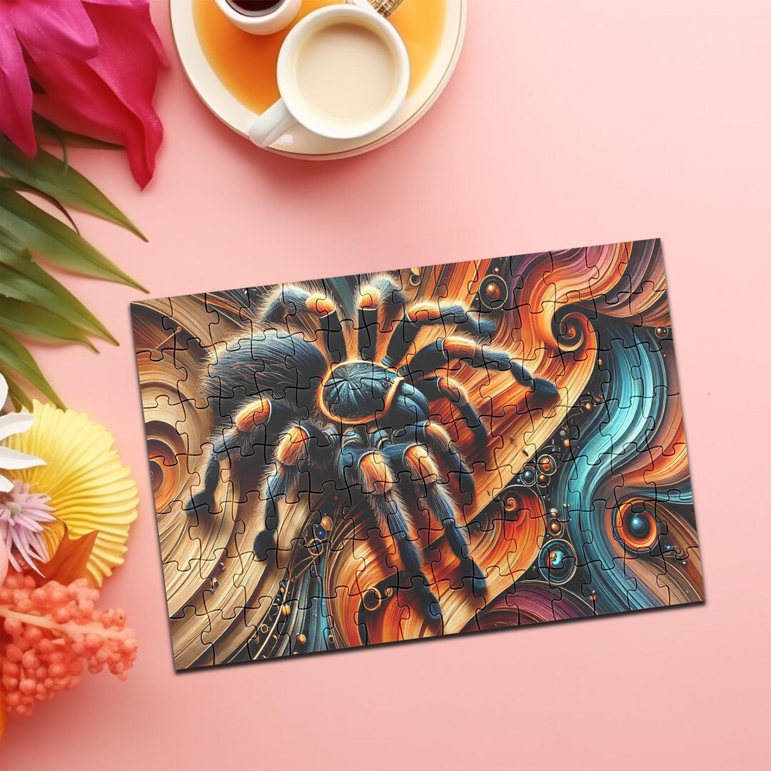 Unique Wooden Spider Jigsaw Puzzle for Adults, Tarantula Design, 200 ...