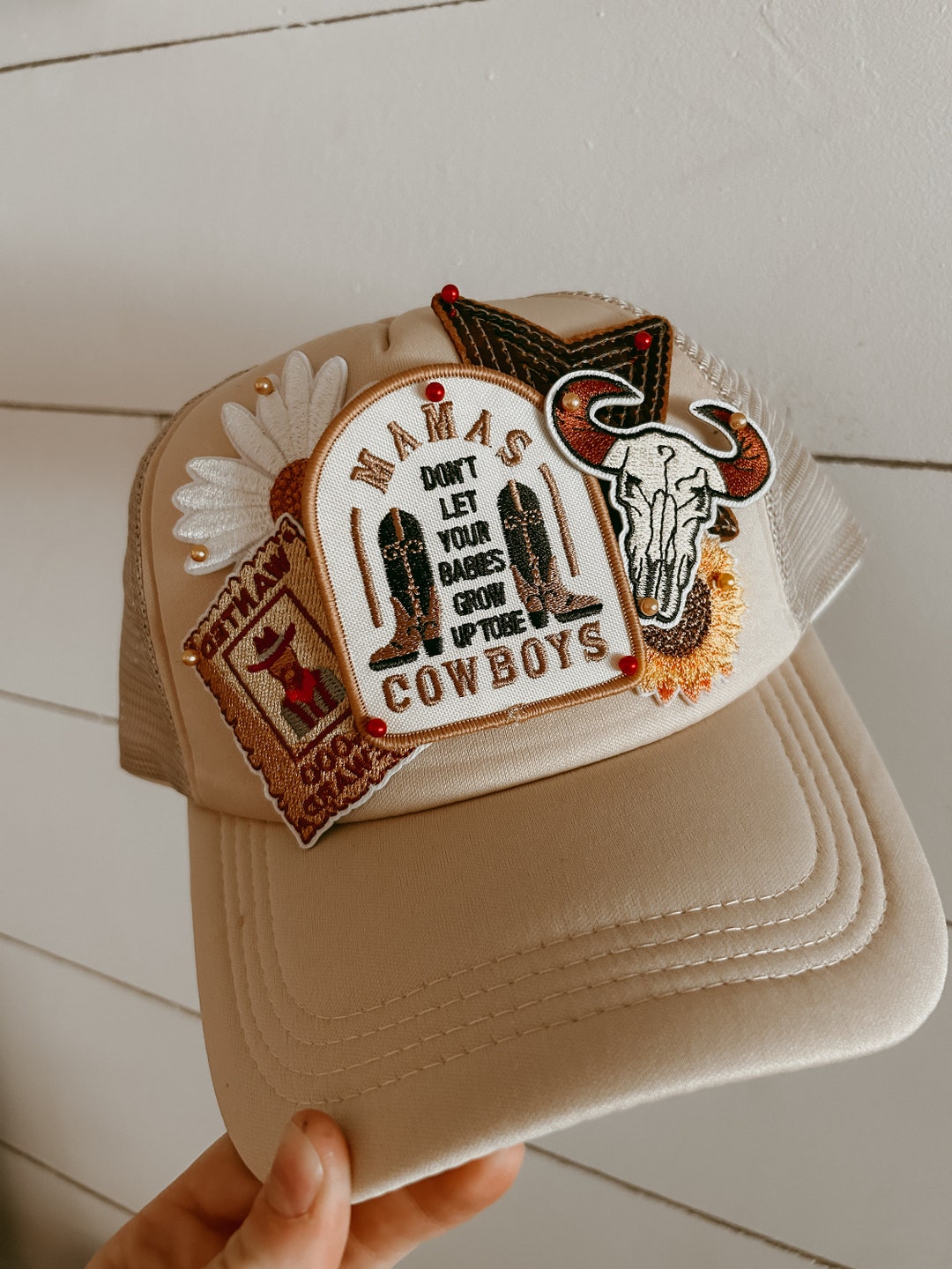 Trucker Patch Hat, Iron Patches, Trucker Hat, Cowgirl Trucker Hat ...