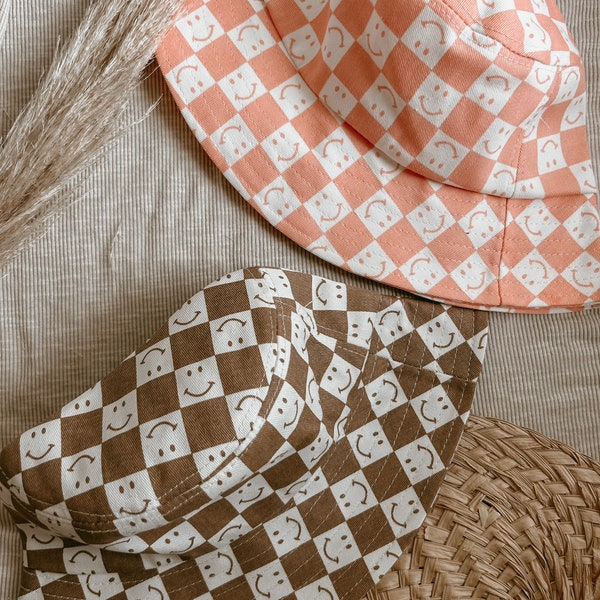 Checkered Hat - Etsy