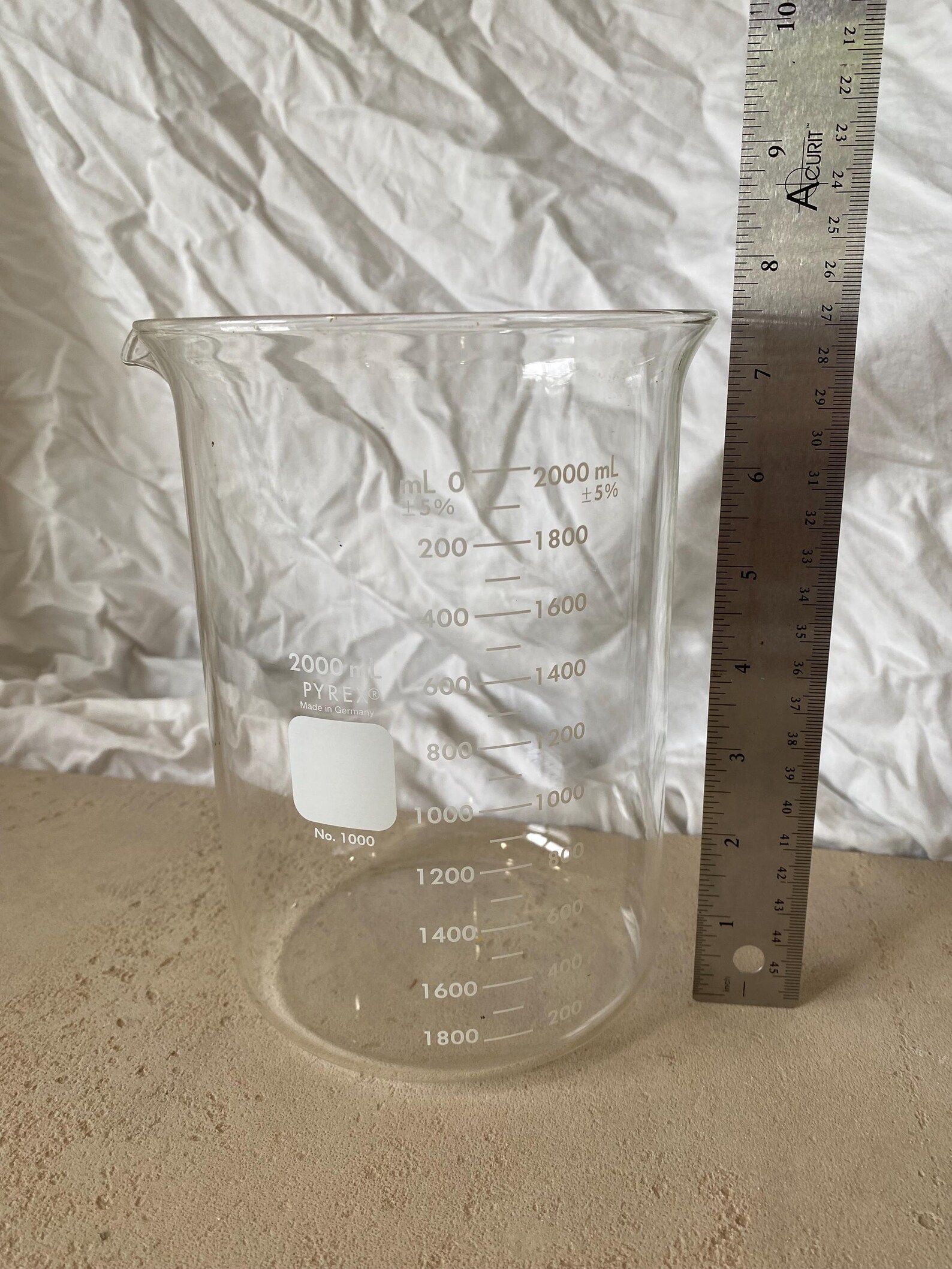 Corning PYREX Beaker, Made in Germany. - Etsy