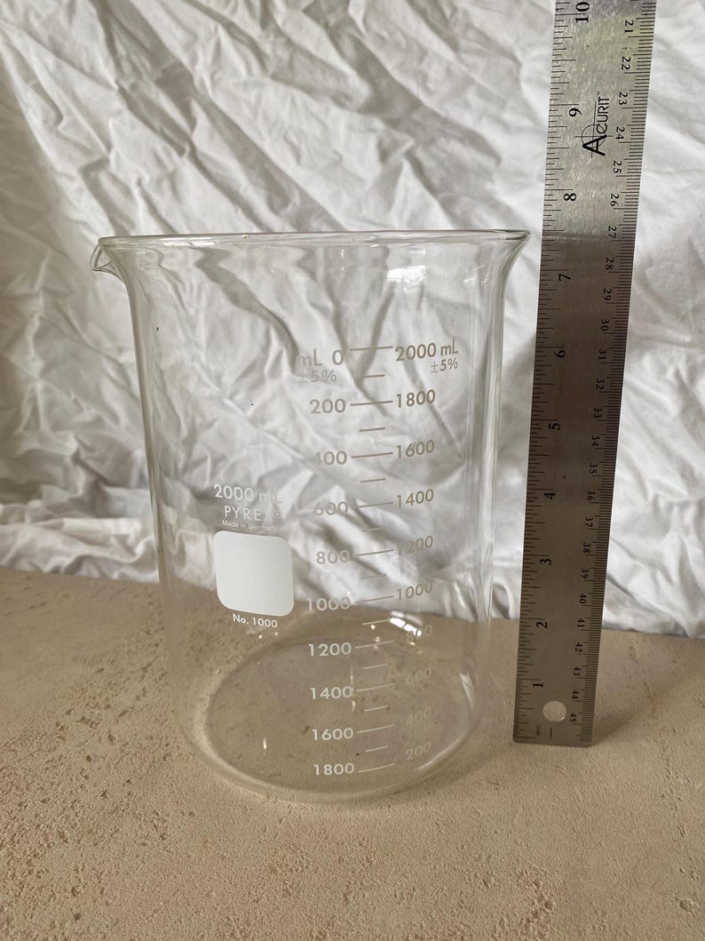 Corning PYREX Beaker, Made in Germany. - Etsy