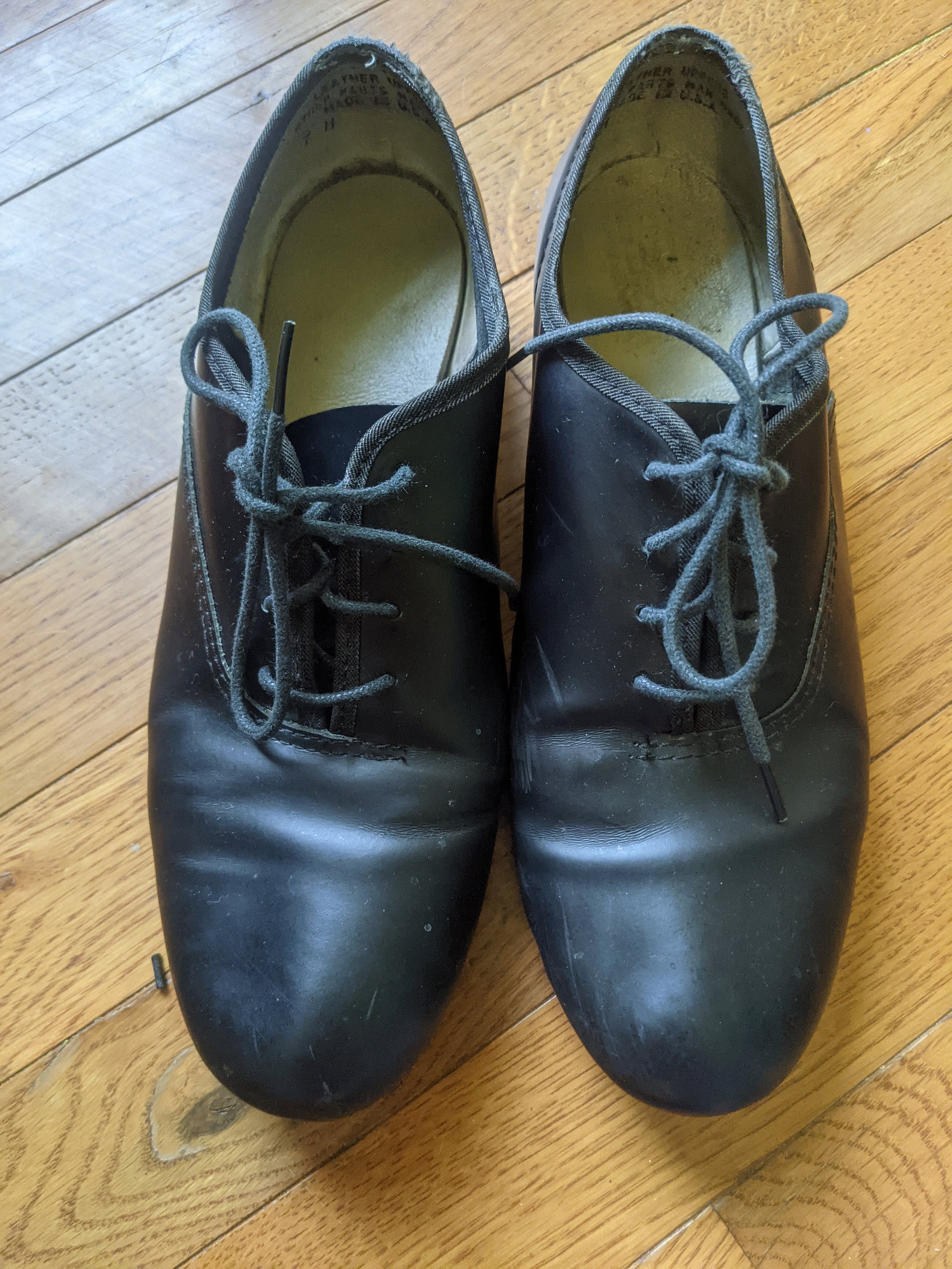 Black Leather Granny Shoes - Etsy