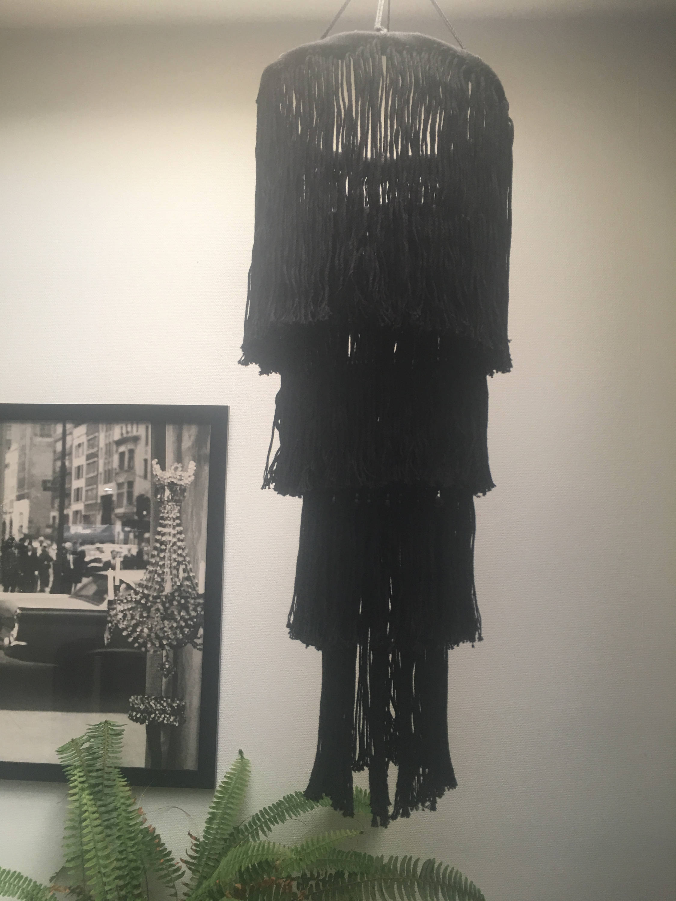 Handmade Crochet Chandelier ||| Natural Fibers ||| Mexican Folk Art ...