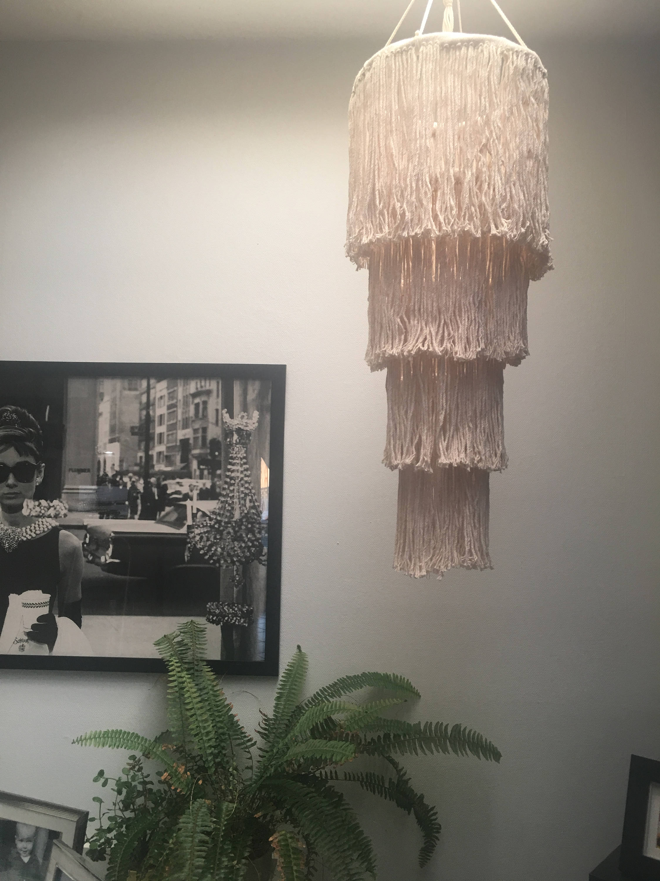 Handmade Crochet Chandelier ||| Natural Fibers ||| Mexican Folk Art ...