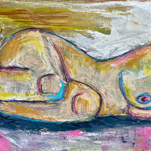 Laying Down Nude Etsy
