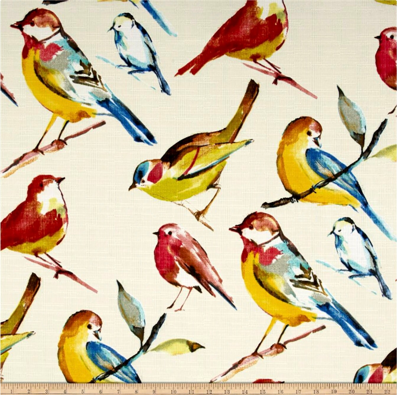 Fabric With Birds Design PNG