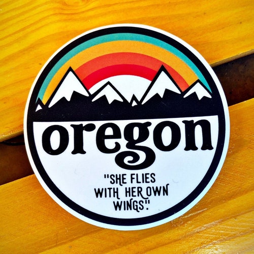 Oregon State Motto Magnet. FREE SHIPPING. She Flies With Her | Etsy