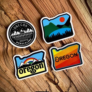 Oregon Sticker Mini Mix FREE Shipping Mix & Match. Pacific - Etsy