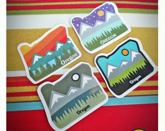 Portland Sticker Mini 4-pack Free Shipping - Etsy