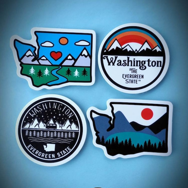 Washington Sticker - Etsy