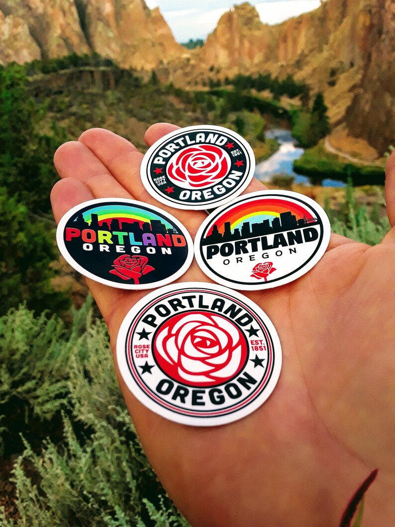Portland Sticker Mini 4-pack FREE SHIPPING Portland - Etsy