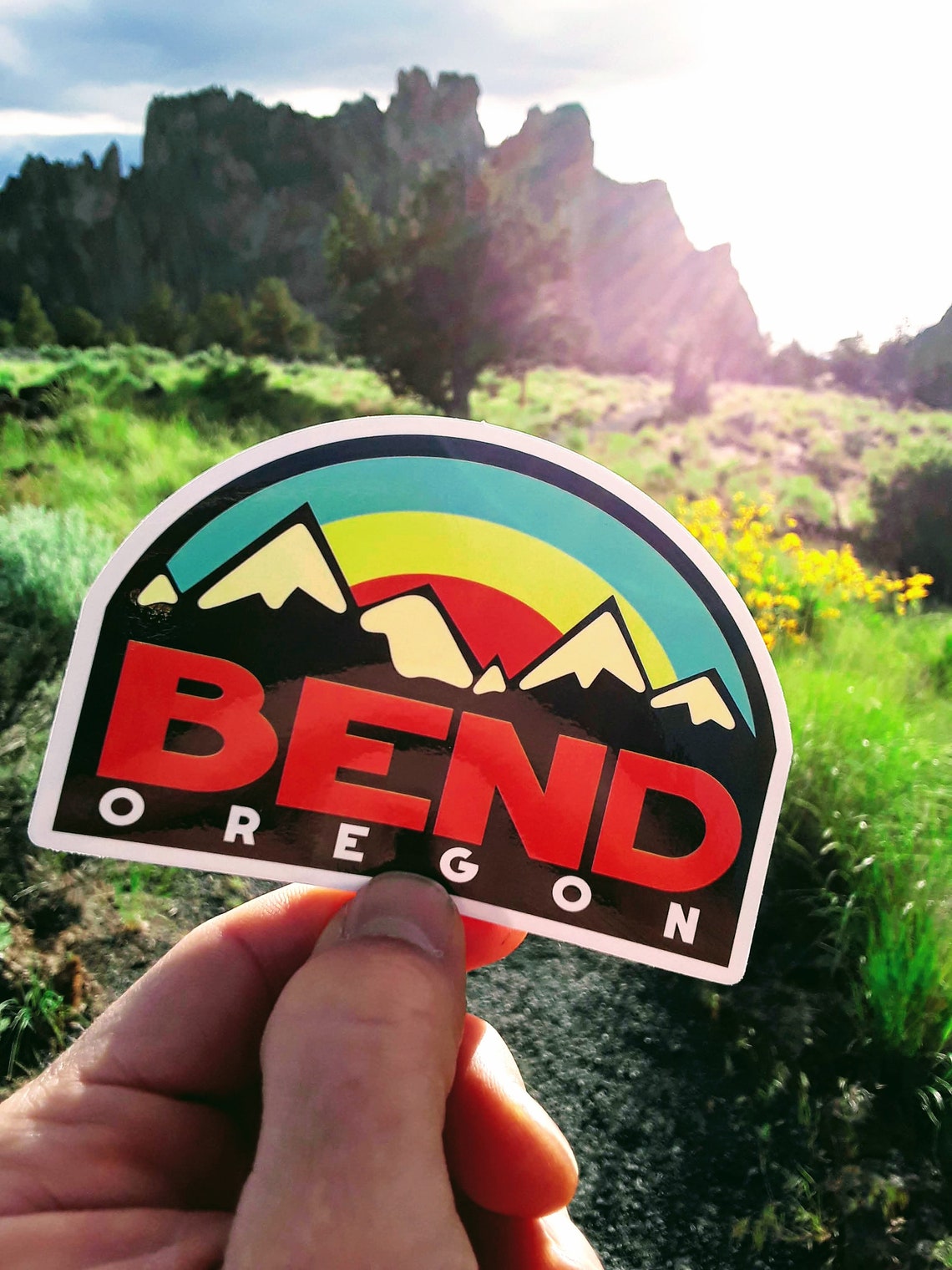 Bend Oregon Sticker FREE SHIPPING. Mount Bachelor. Ski | Etsy