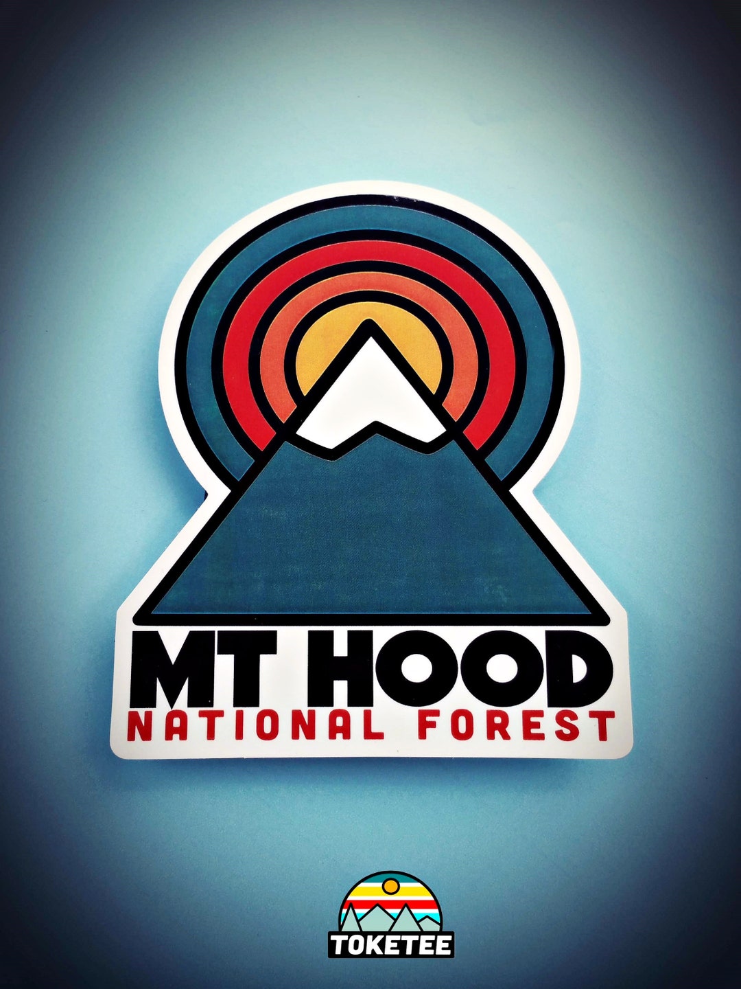 Retro Mt Hood Sticker FREE SHIPPING. Oregon Wilderness. PCT Sticker ...