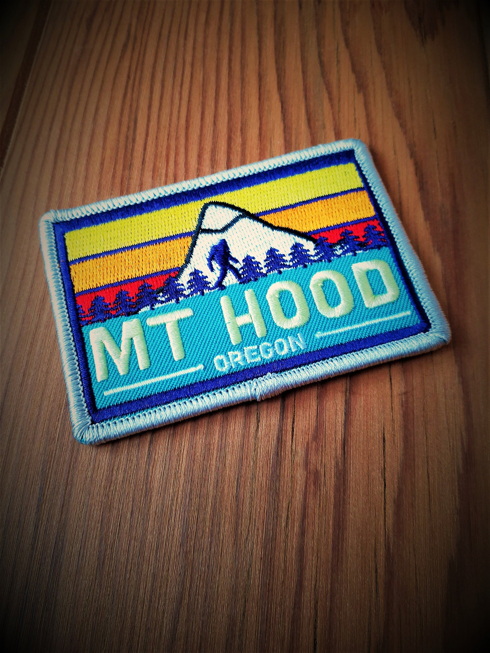 Mt Hood Patch Iron-on Patch Embroidered Patch Timberline - Etsy