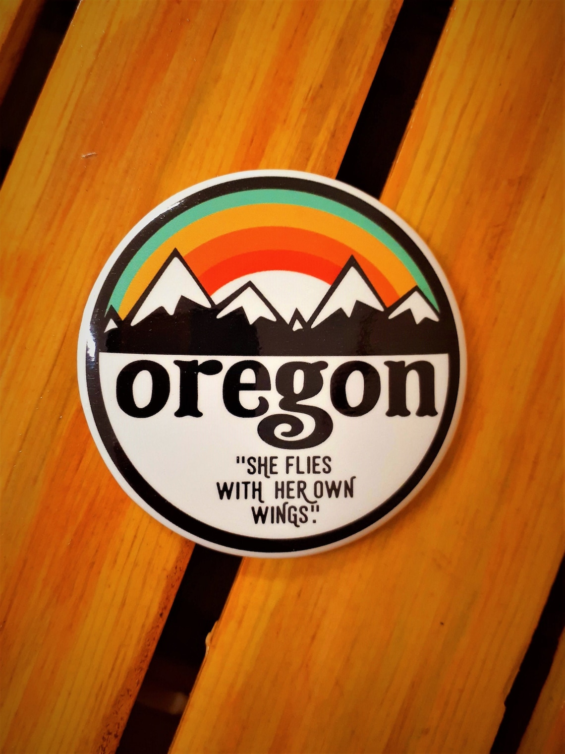 Oregon State Motto Magnet. FREE SHIPPING. She Flies With Her | Etsy