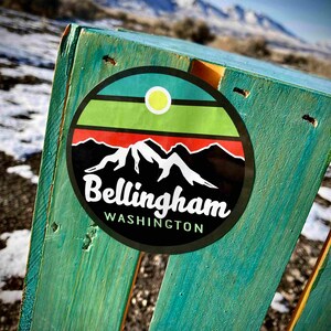 Bellingham Sticker FREE SHIPPING. Cascade Trail. PNW - Etsy