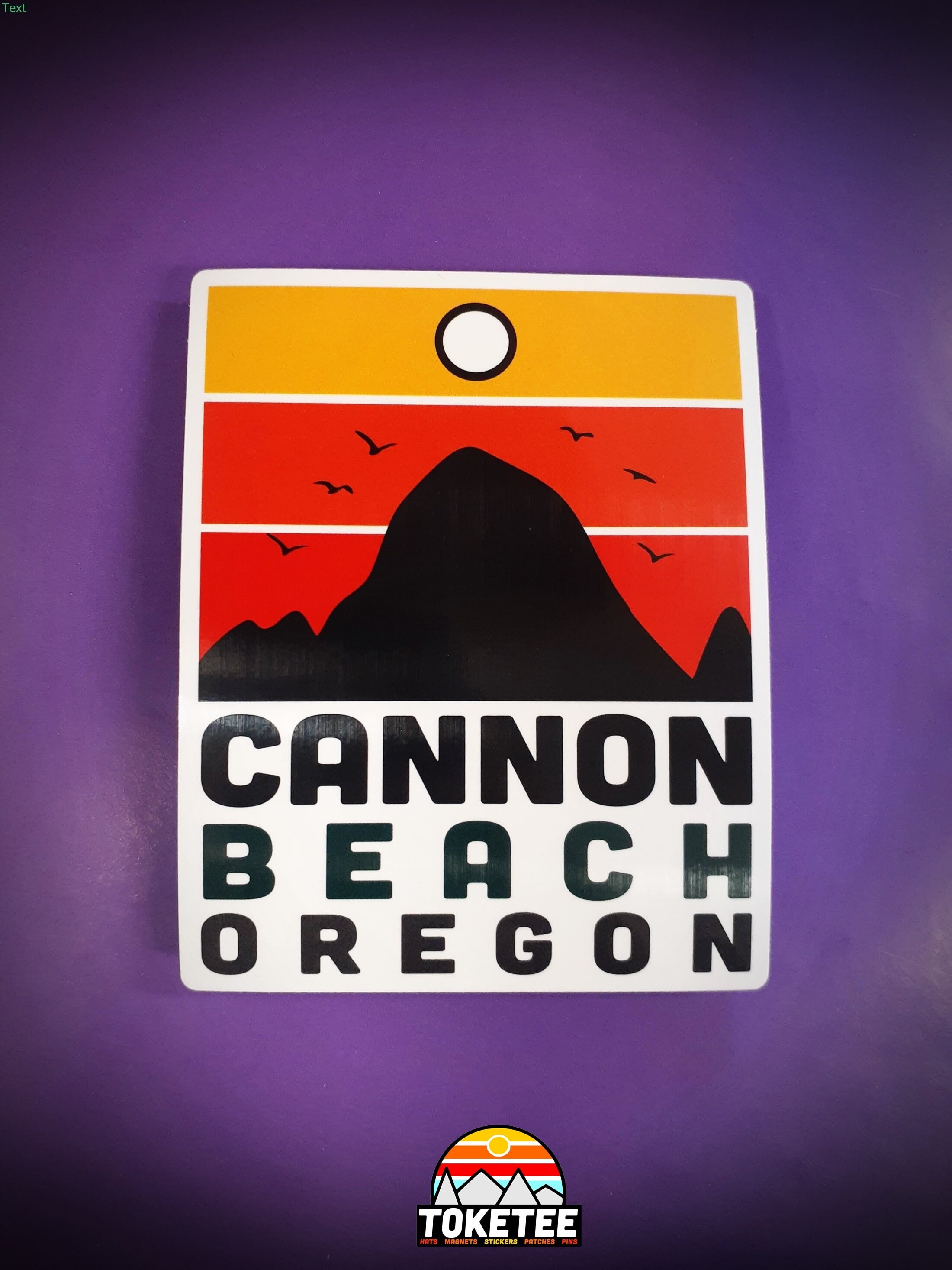 Cannon Beach Sticker Free Shipping Oregon Coast Sticker. | Etsy