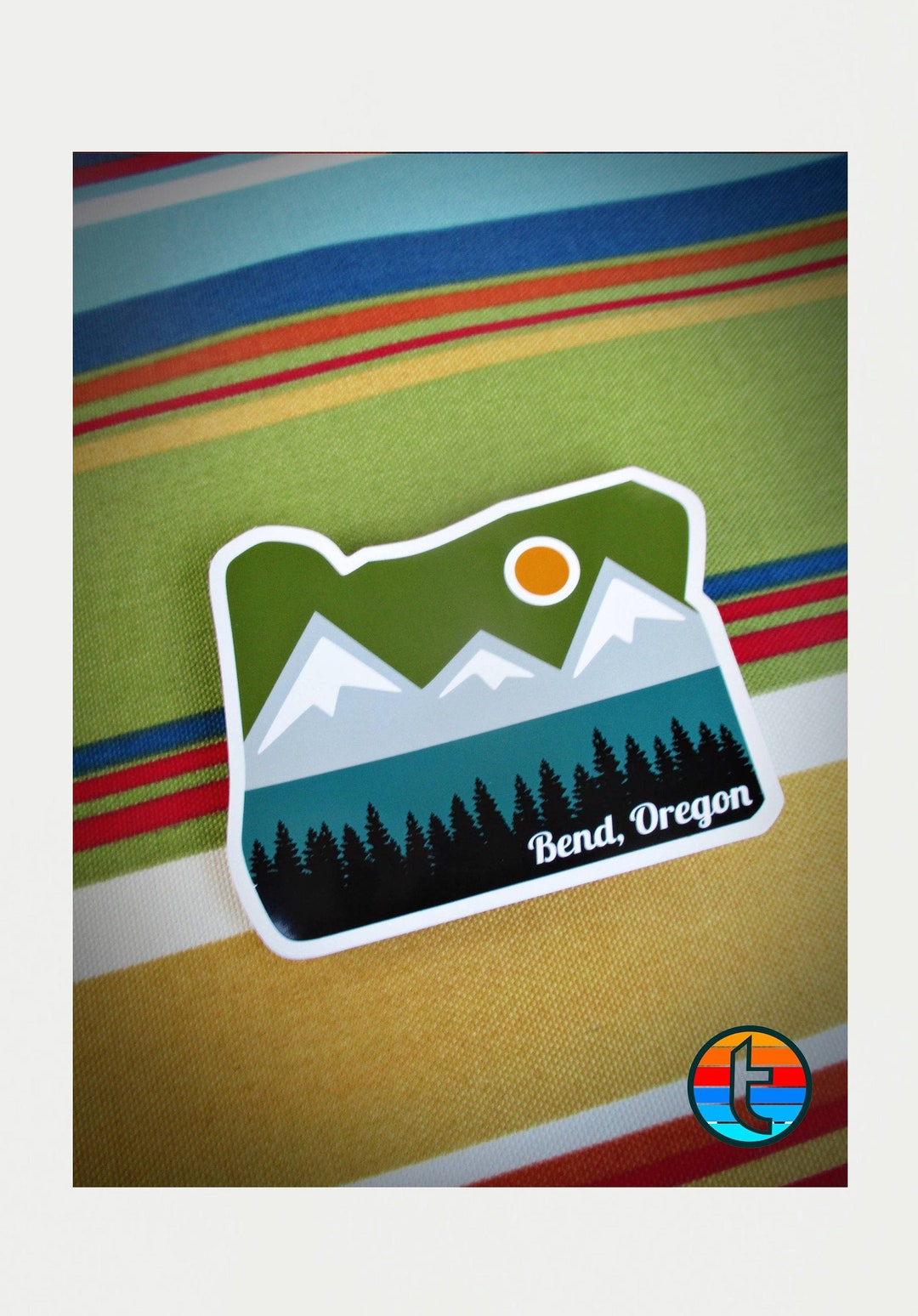Bend Oregon Sticker FREE SHIPPING. Mount Bachelor. Ski - Etsy
