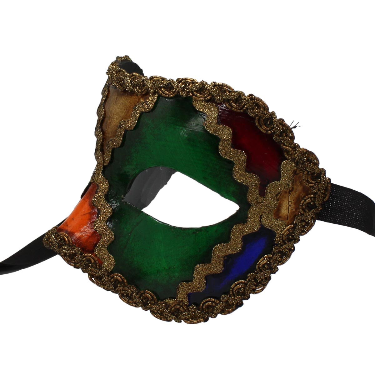 Venetian Colors Colombina Masquerade Mask, Costume Ball Mask ...