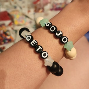 Jujutsu Kaisen Geto and Gojo Bracelet Set - Etsy