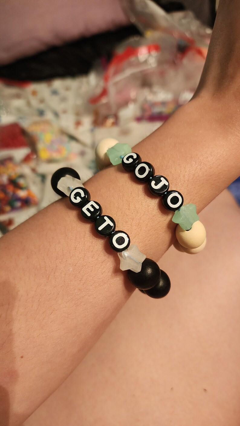 Jujutsu Kaisen Geto and Gojo Bracelet Set - Etsy
