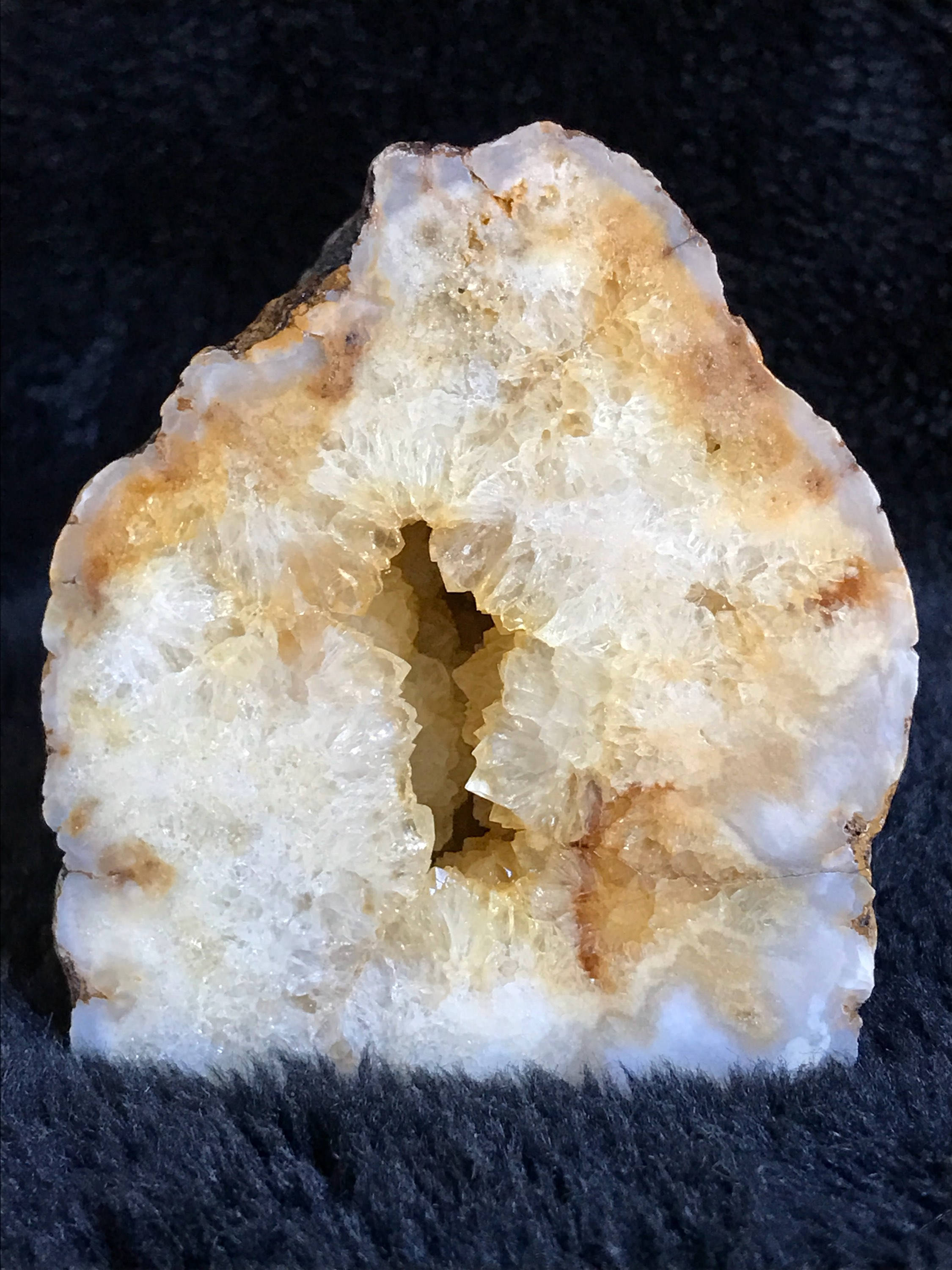 Small Geode Bookends With Deep Dog-tooth Crystal Pocket - Etsy