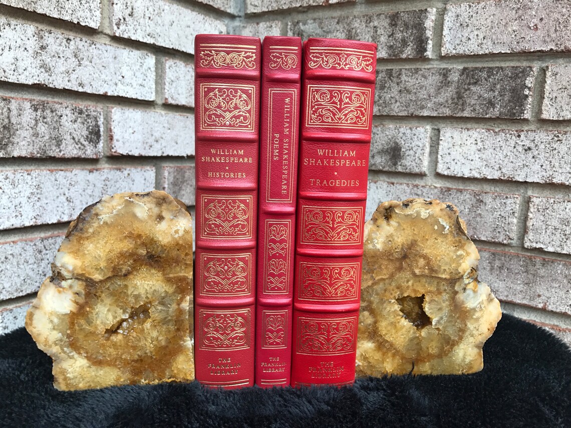 Crystal Geode Bookends - Etsy