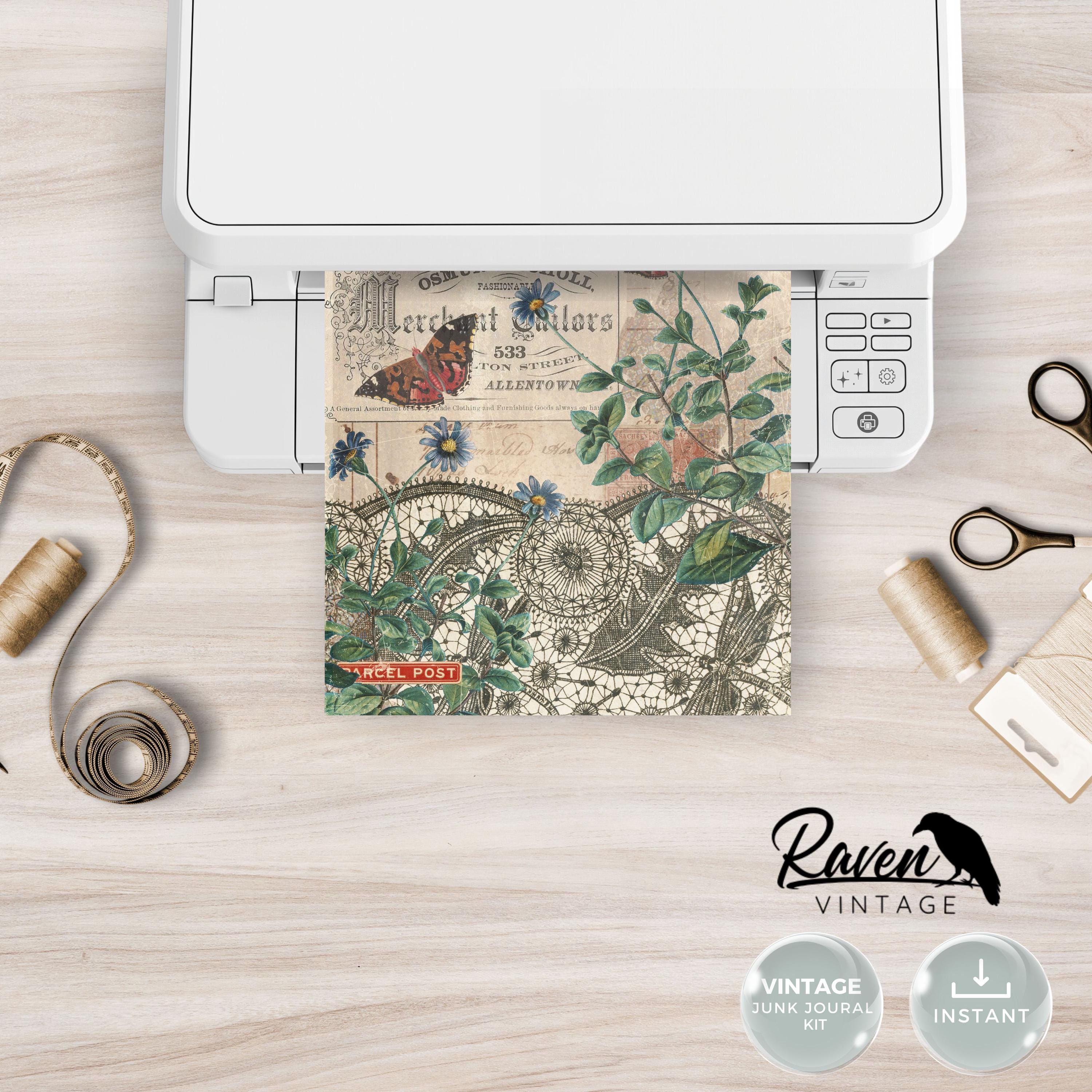 Morning Stroll Printable Junk Journal Kit Digital Vintage Photograph ...