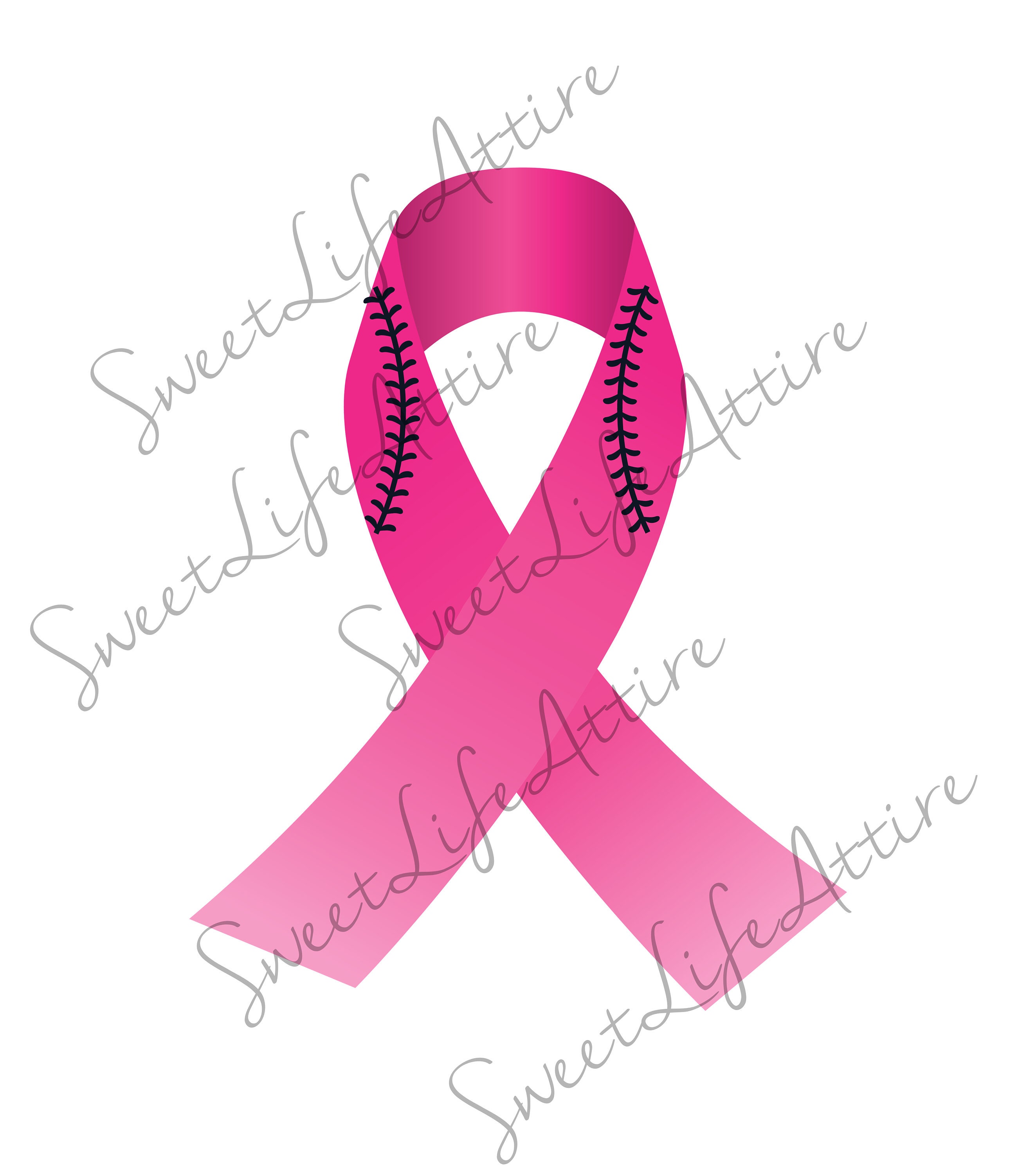 Baseball Cancer Ribbon SVG - Etsy