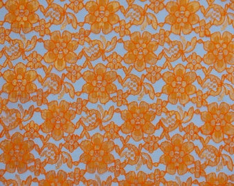 Orange lace | Etsy