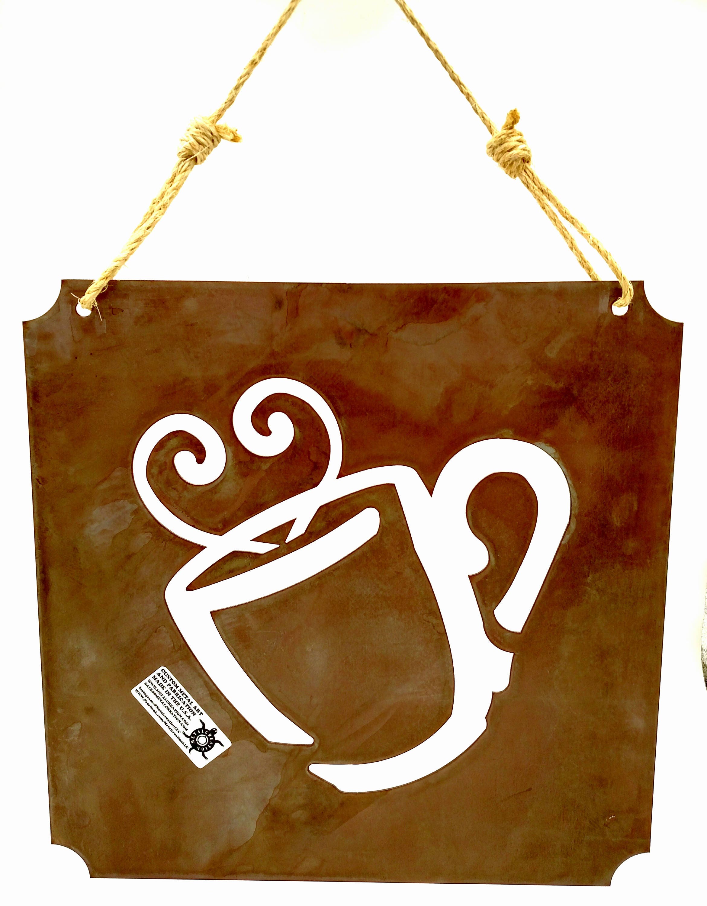 Coffee Mug Sign, Java, Coffee Bar, Caffeine Lover, Barista, Custom USA ...