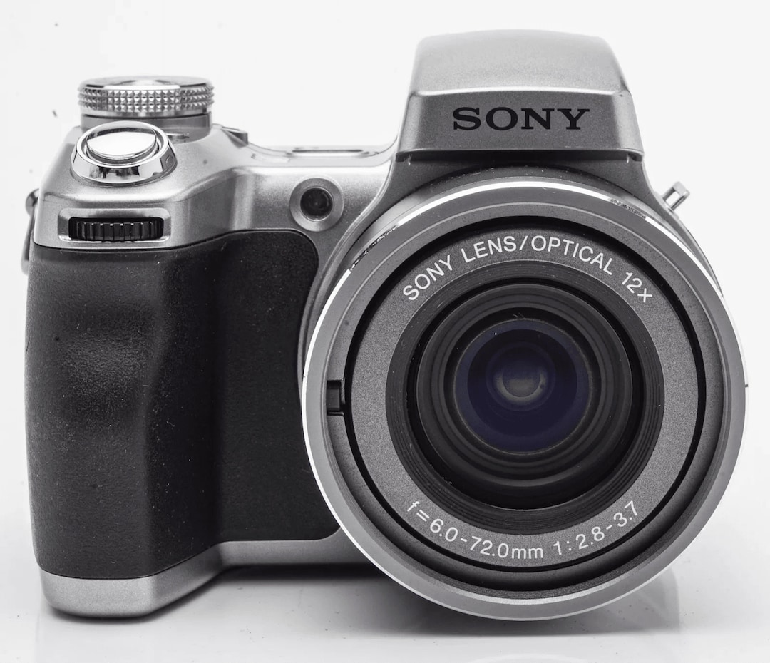 Vintage Sony Cyber-shot DSC-H1 4.1MP Digital Camera Silver Y2K Camera ...