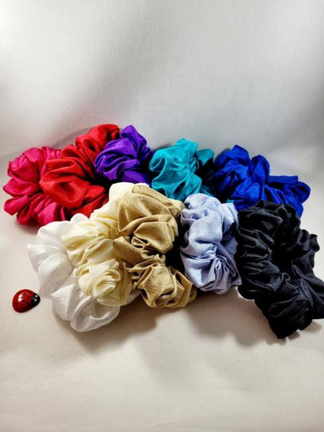 Silky Scrunchies In Classic Colors Etsy silky-scrunchies-in-classic-colors-etsy