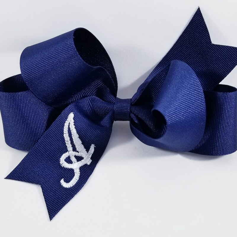 Embroidered Bow - Etsy