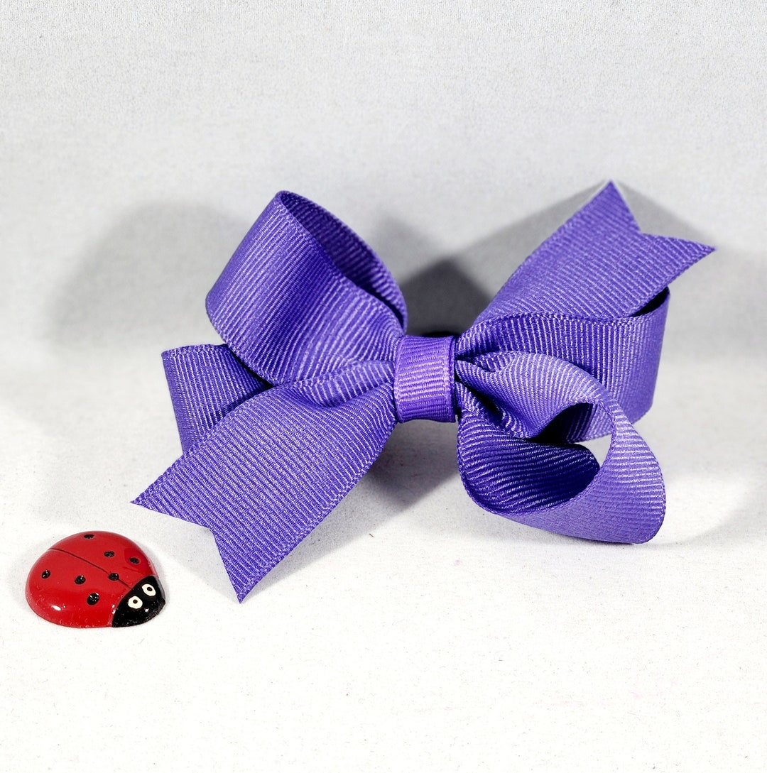 Small Bow on Elastic Pony Ring - Etsy