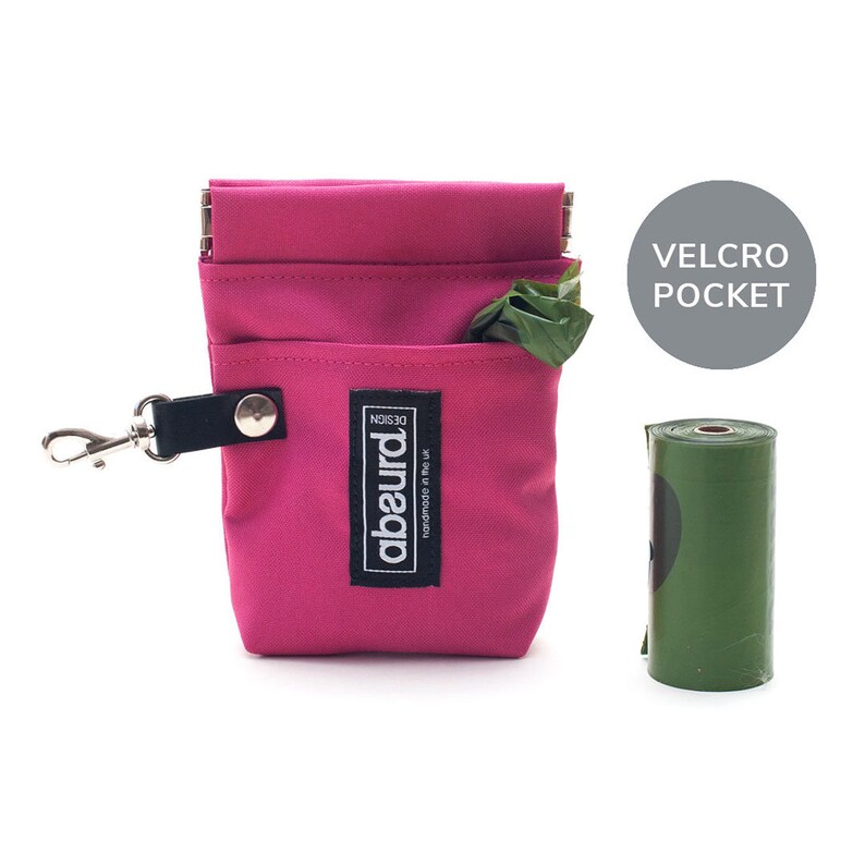 Waterproof Treat Pouch With Pocket Poop Bag Holder Stylish - Etsy UK